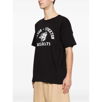 Wild Donkey Graphic-Print Crew Neck T-Shirt - Black