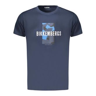 Dirk Bikkembergs T-shirt &agrave; manches courtes - Homme - Tops - Bleu - Taille: 2XL