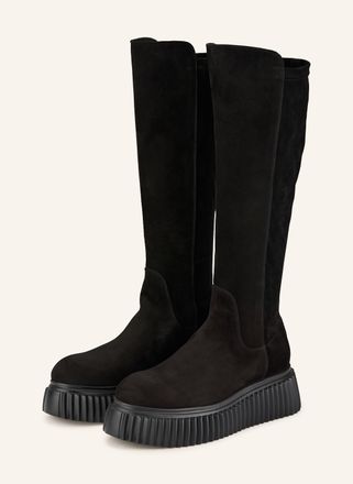 AGL Agl Plateau-Stiefel Gloria schwarz