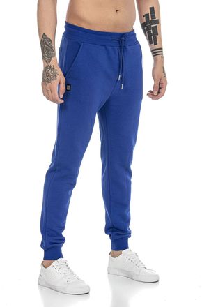 Red Bridge Premium Jogginghose Bequeme Sweatpants mit Kordelzug Freizeit und Sporthose Blau XXL
