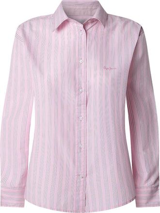 Pepe Jeans London Damen CLEVER Hemd, Rosa (Washed Pink), S, Rosa (verwaschenes Rosa), S