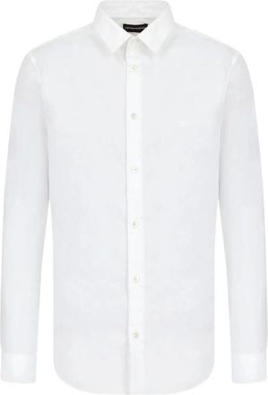 Emporio Armani Homme, Chemises, Blanc, Taille: XL Camicia