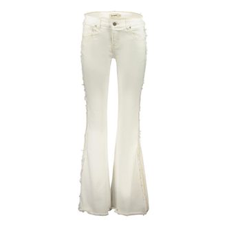 Desigual Femme, Jeans, Blanc, Taille: 44 FR Fairon Flared Jeans