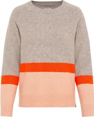 Camel Active moderner Pullover mit Blockstreifen