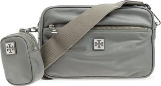 Tory Burch Tory Burch Hobo Bags - Nylon Gray Shoulder Bag - Gr. unisize - in Grau - f&uuml;r Damen