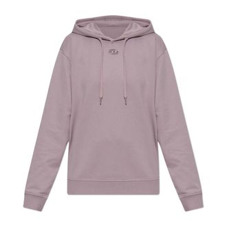 Diesel Femme, Sweatshirts et sweats &agrave; capuche, Violet, Taille: 44 FR F-Normy-Hood-Od Sweat &agrave; capuche