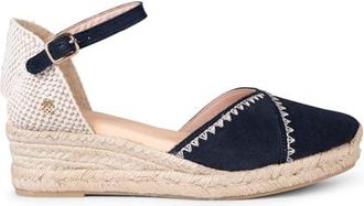 miMaO Espadrilles &agrave; Petit Talon Marine, EU 35