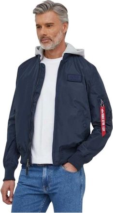Alpha Industries Herren, Jacken, Blau, MGr&ouml;&szlig;e