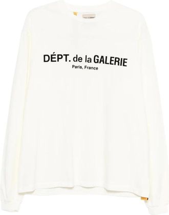 Gallery Dept. Homme, Tops, Beige, Taille: L T-shirt &agrave; manches longues