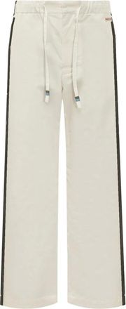 Marni Femme, Pantalons, Blanc, Taille: 36 FR Pantalon Droit &agrave; Jambes Larges