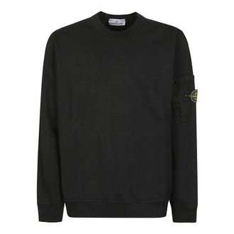 Stone Island Herren, Sweatshirts & Hoodies, Schwarzk, LGr&ouml;&szlig;e