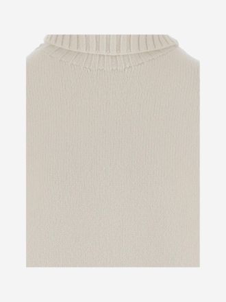 Bottega Veneta Womens Cashmere Sweater Plaster