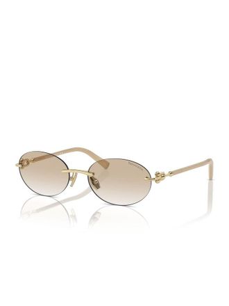 Tiffany & Co. Sonnenbrille Hellbraun/Hellgold