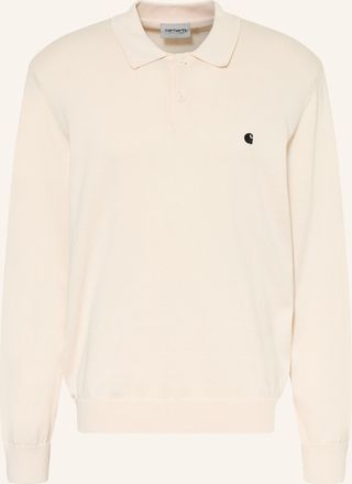 Carhartt Work in Progress Carhartt Wip Strick-Poloshirt Madison weiss