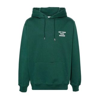 Dr&ocirc;le de Monsieur Slogan-Hoodie - - Sweatshirts & Hoodies - Herren - Gr&uuml;n - L