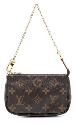 Louis Vuitton Crossbody Bags - Monogram Mini Pochette Accessoires - Gr. unisize - in Braun - f&uuml;r Damen