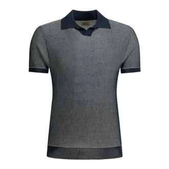 Rakk&igrave; Mercedes 300 Buttonless Polohemd - - Tops - Herren - Blau - XL