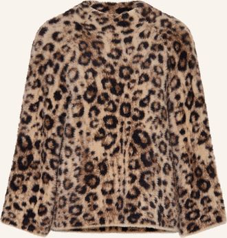 Monari Monari Kunstfell-Shirt beige
