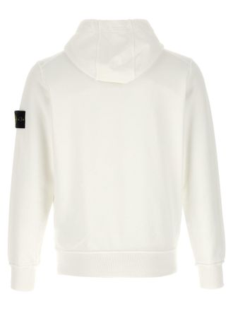 Stone Island Mens White Cotton Sweatshirt Clothing