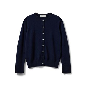 Sofie Schnoor Marineblauer Cardigan mit Kn&ouml;pfen - - Knitwear - Damen - Blau - XS