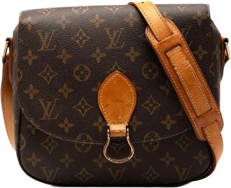 Louis Vuitton Hobo Bags - Monogram Saint Cloud GM - Gr. unisize - in Braun - f&uuml;r Damen