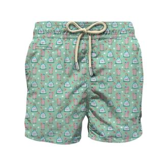 Saint Barth Homme, Maillots de bain, Multicolore, Taille: L Lighting Swim Shorts