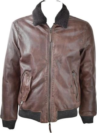 The Jack Leathers Yankee.j18 Jacke - - Jackets - Herren - Braun - XL