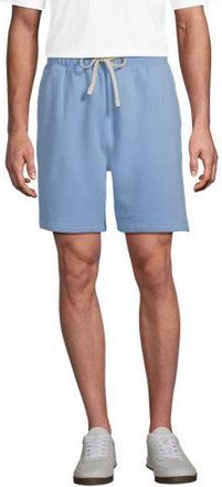 Lands End Serious Sweats Shorts, Herren, Gr&ouml;&szlig;e:44-46 regular, Blau, Baumwoll-Mischung/Polyester-Mischung, by Lands End