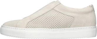 Doucal's Homme, Chaussures, Beige, Taille: 40 1/2 EU No-lace Suede Baskets