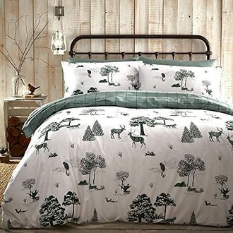 Portfolio Home Unbekannt Portfolio Bettbezug-Set, Baumwolle Polyester, gr&uuml;n, King Size