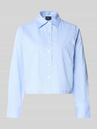 s.Oliver Black Label Boxy Fit Hemdbluse aus Baumwoll-Mix