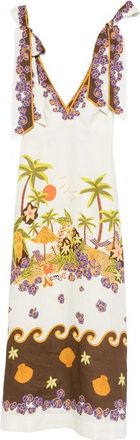 Alemais Island Cove Ballet Midi Dress