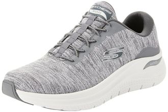 Skechers Herren Arch Fit 2.0 Upperhand Slip-On, Charcoal Mesh/Synthetic, 39.5 EU