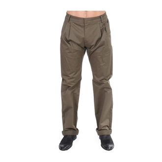 Gianfranco Ferre Homme, Pantalons, Vert, Taille: M Pantalon Confort Stretch Élégant Vert