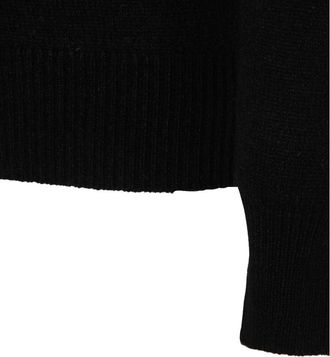 Malo Cashmere Round Neck Sweater - Black