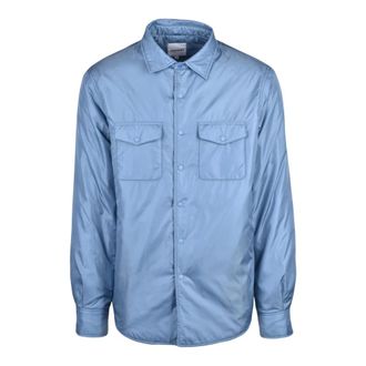 Aspesi Gestepptes Hemd - - Shirts - Herren - Blau - XL