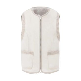 Urban Code Chaleco Ecopiel Reversible - - Jackets - Damen - Beige - M