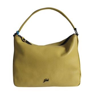 Gabs Femme, Sacs, Beige, Taille: ONE Size Sac à bandoulière en cuir jaune Calliope