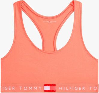 Tommy Hilfiger Bralette H&eacute;ritage en coton m&eacute;lang&eacute;