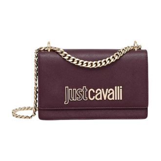 Just Cavalli Schultertasche mit Schriftzug - - Bags - Damen - Lila - ONE SIZE