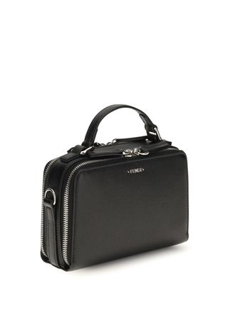 Fendi Calfskin Leather Bag - Black