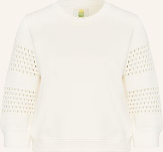 Princess Goes Hollywood Princess Goes Hollywood Sweatshirt Mit 3/4-Arm Im Materialmix weiss