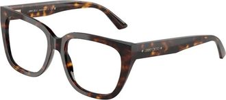 Jimmy Choo London Femme, Accessoires, Brun, Taille: 54 MM Square Optical Frame