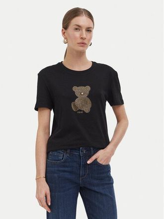 Liu Jo T-Shirt WF6436 JS923 Schwarz Slim Fit