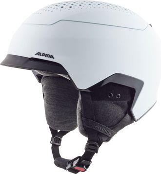 Alpina Alpina Unisex - Erwachsene, GEMS Skihelm, White matt, 55-59 cm