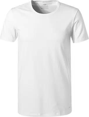 CALIDA Herren T-Shirt wei&szlig; Baumwolle unifarben
