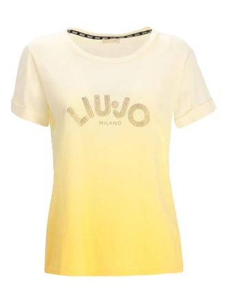 Liu Jo t-shirt &agrave; effet d&eacute;grad&eacute; - Jaune