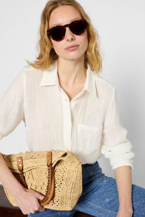 Gerard Darel Chemise en lin - UXANA - Ecru