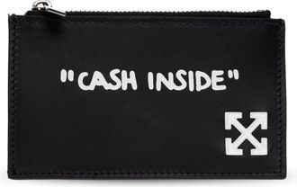 Off-white Porte-cartes en cuir - Homme - Accessoires - Noir - Taille: ONE Size