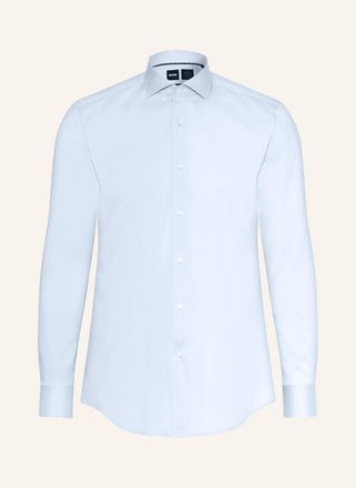 HUGO BOSS Jerseyhemd Hank Performance Slim Fit blau